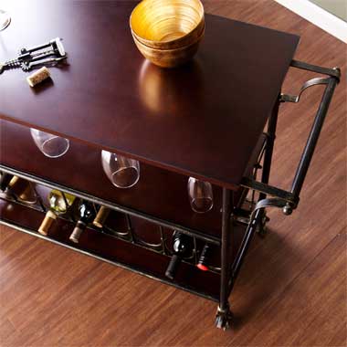 Wine Cart on Wheels - My Top 2 Picks [ Industrial/Vintage ]